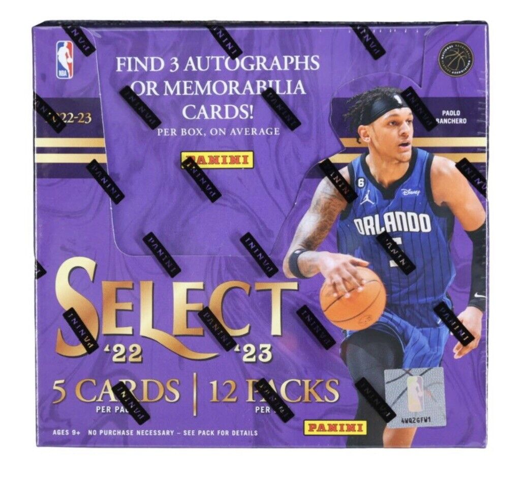 2022-2023 Panini Select Basketball Hobby Box – Kevin's Sports Cards and ...